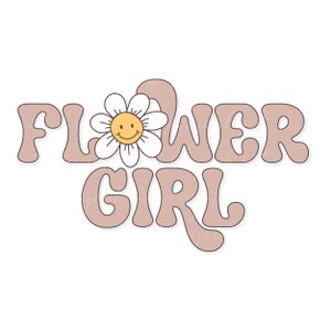 Flower Girl Retro Daisy T-shirt PNG, Trendy Floral Graphic Tee Shirt ...