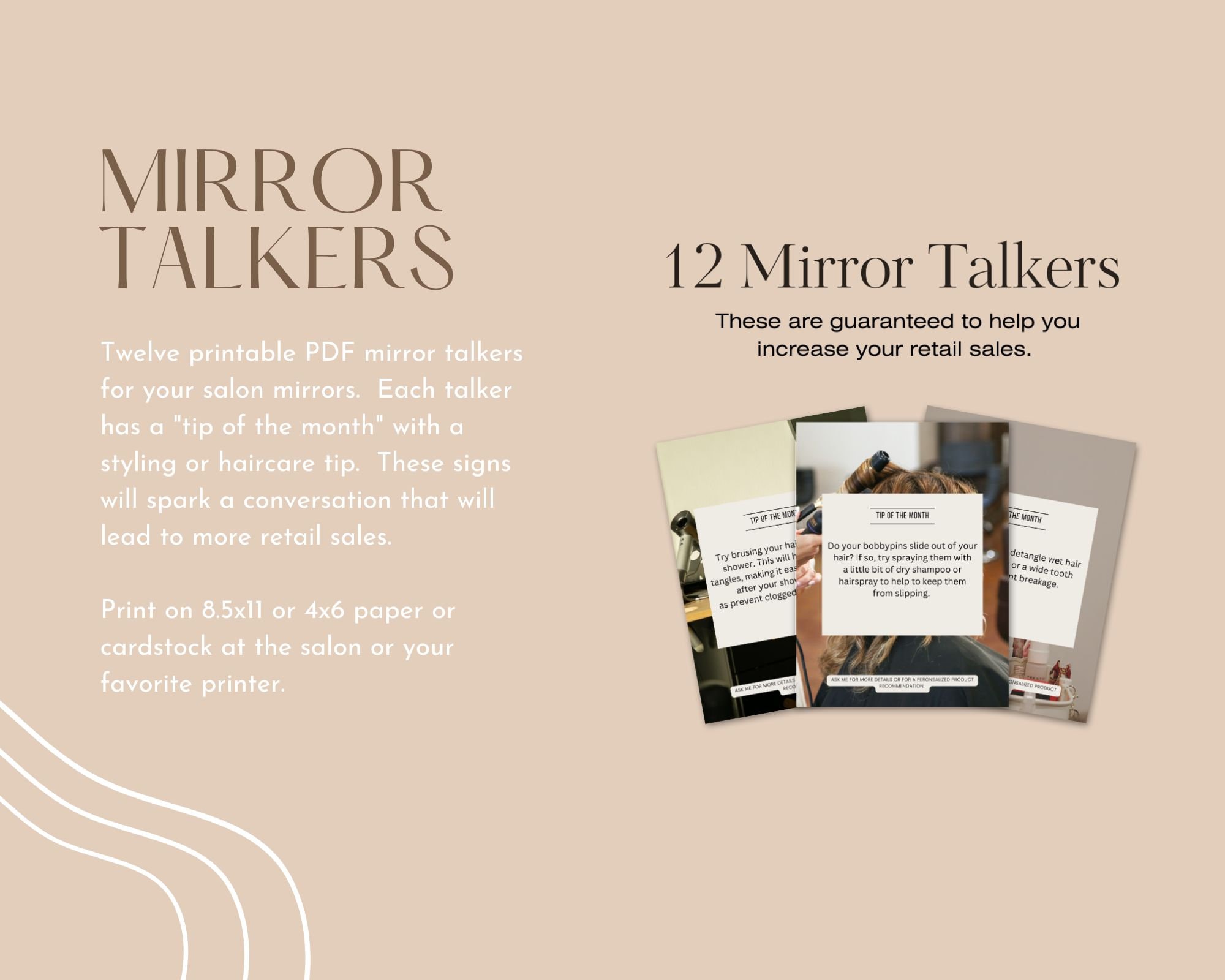 Twelve Printable PDF Mirror Talkers - Etsy