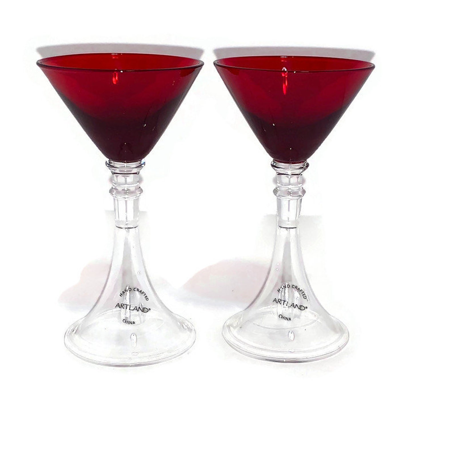 Artland Hand Crafted Cordial Cocktail Glasses - Etsy