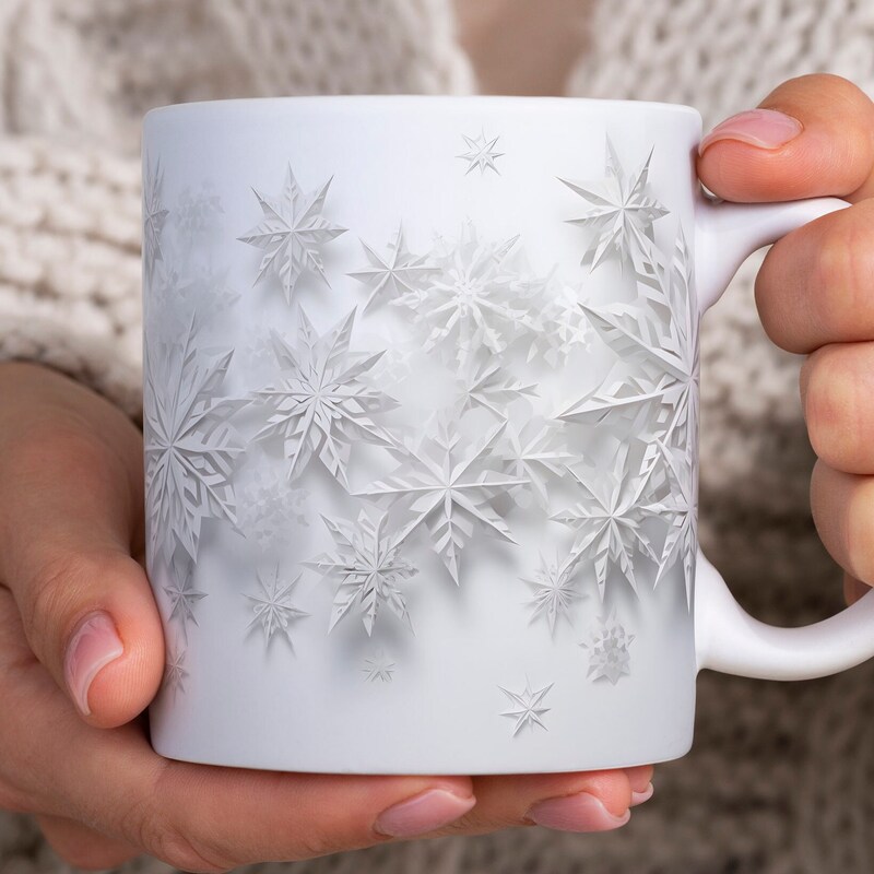 Snowflake Mug - Etsy
