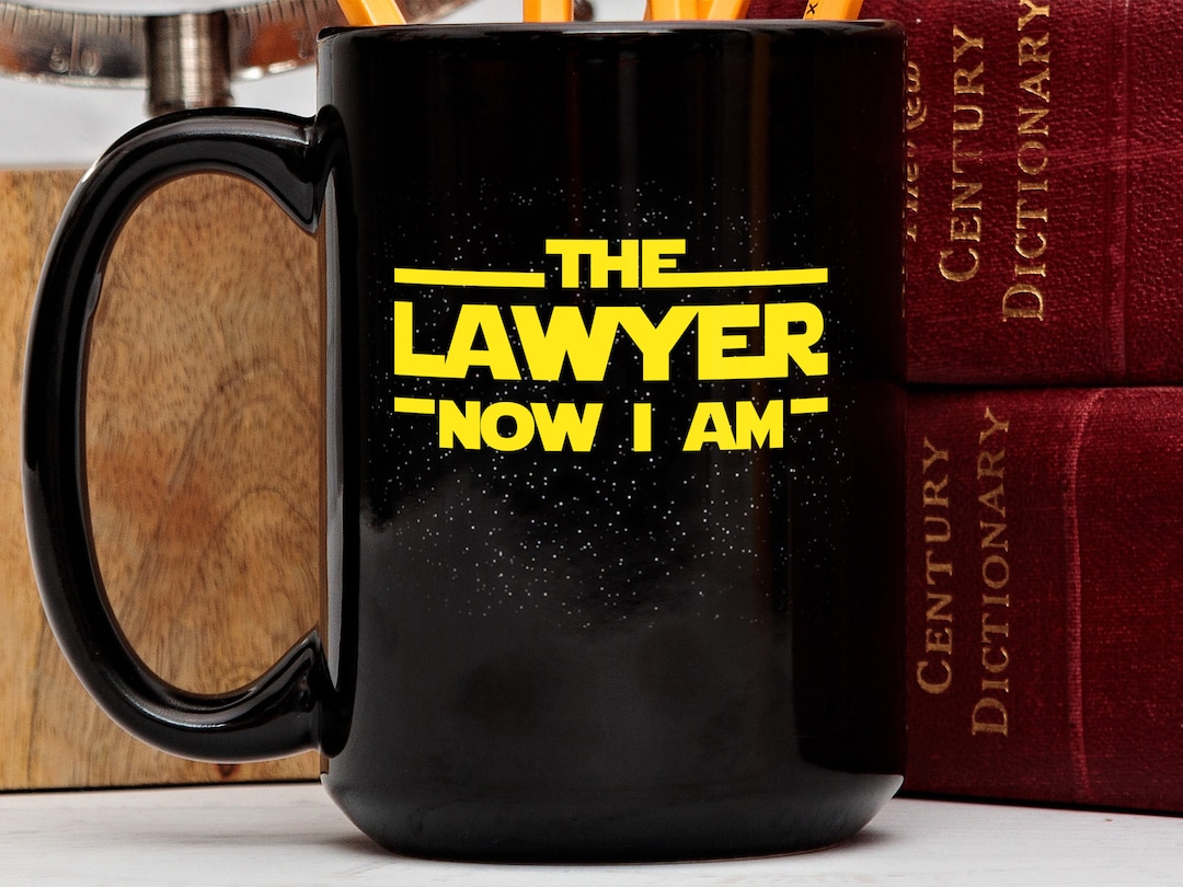 The Lawyer Now I Am Mug, Star Wars Inspired Mug, Attorney Gift, Legal ...