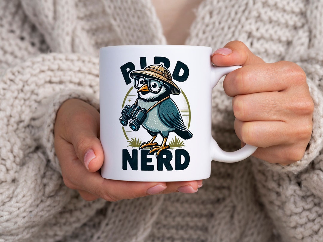 Bird Nerd Mug, Funny Bird Watcher Mug, Ideal Birder Gift, Avian Admirer ...