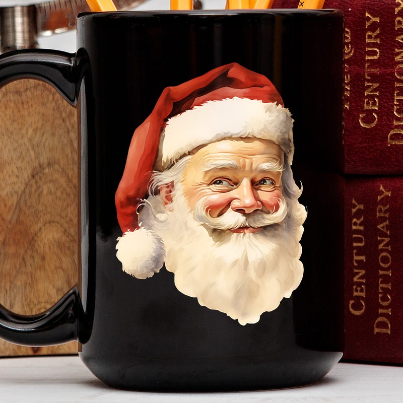 Vintage Santa Mugs - Etsy