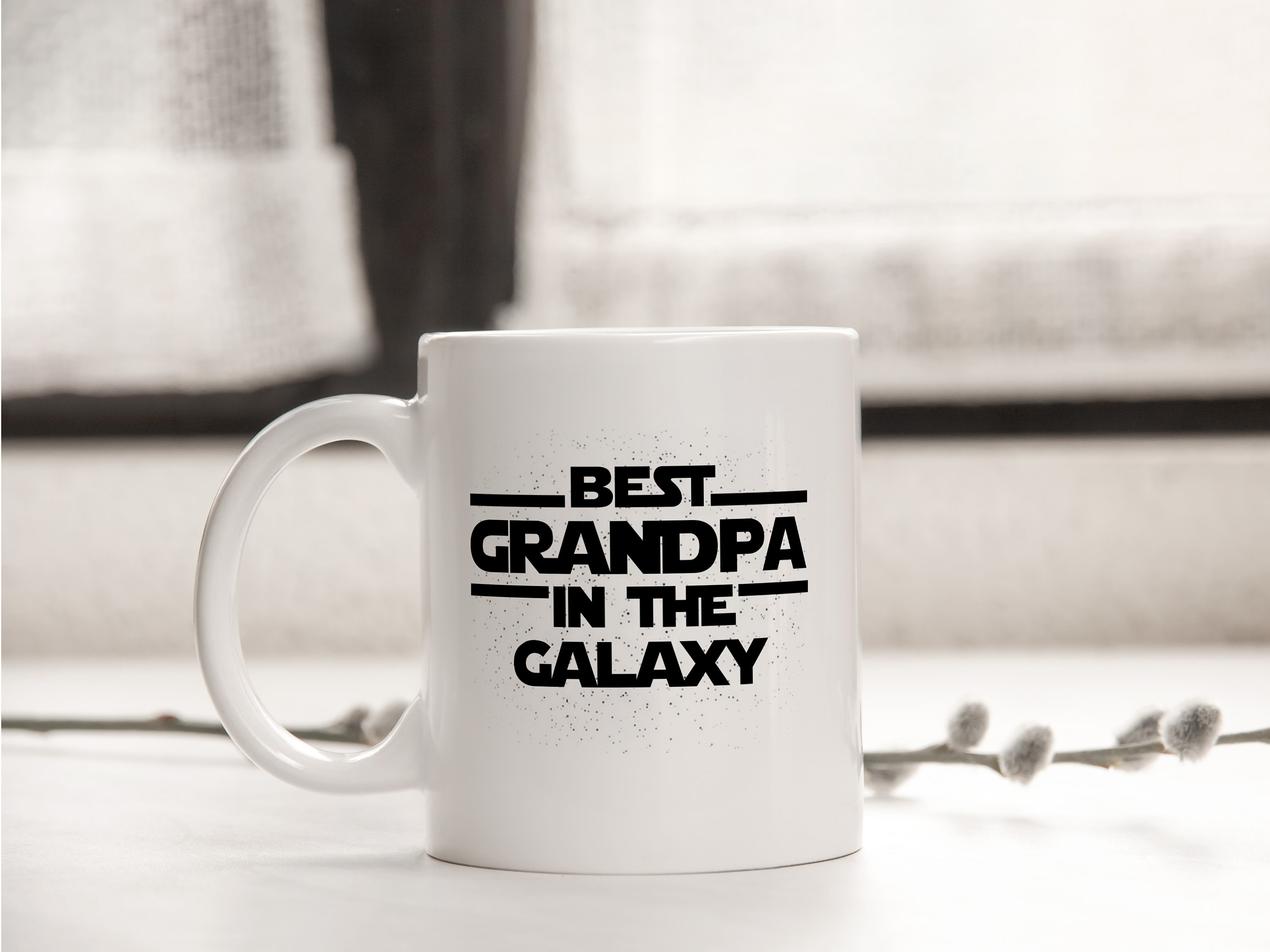 Grandpa Mug Best Grandpa in the Galaxy Mug Funny Coffee Mug - Etsy