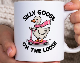 Cawfee Mug, Funny Crow Mug, Adorable Crow Drinking Coffee, Whimsical ...
