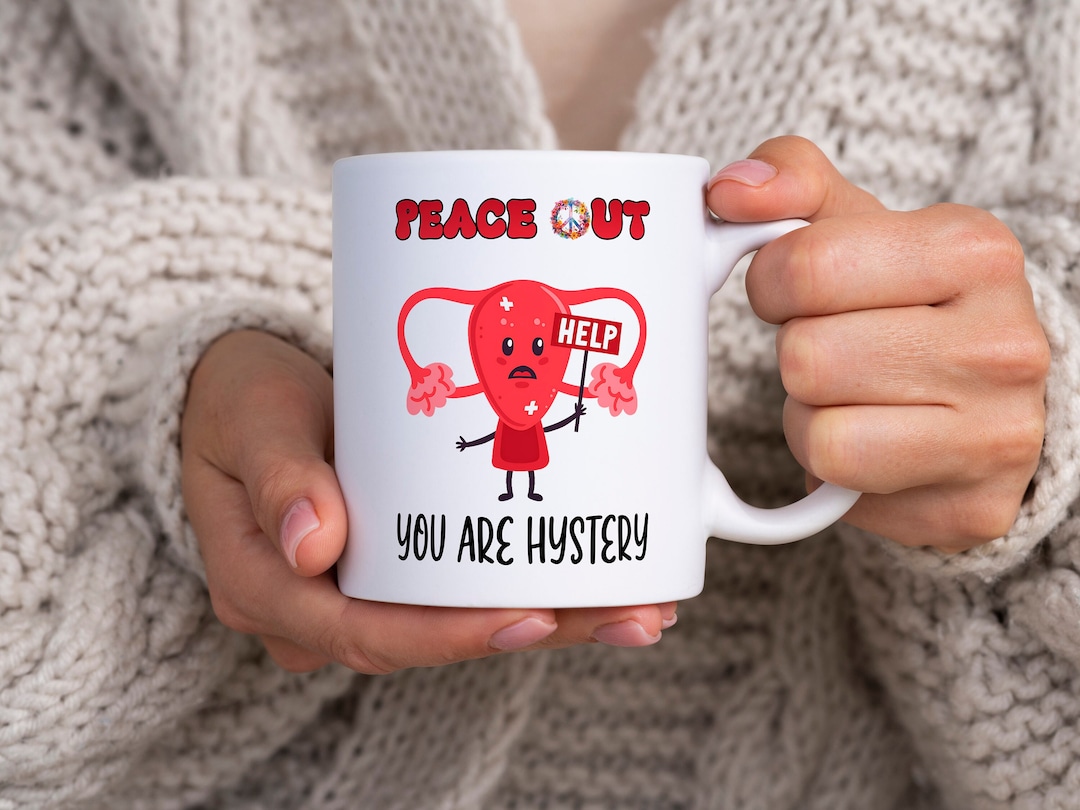 Hysterectomy Mug, Funny Hysterectomy Gift, Peace Out You Are Hystery ...