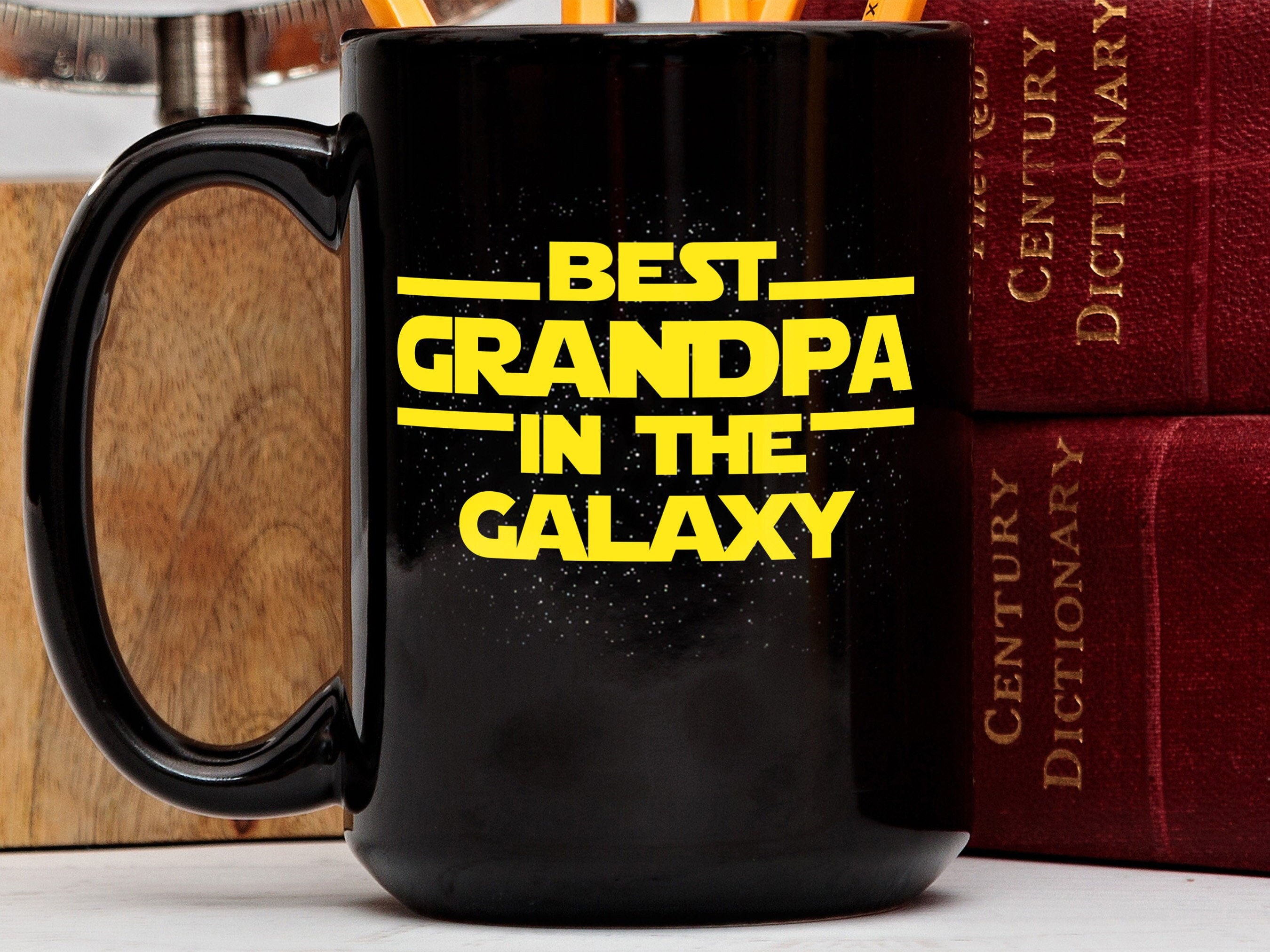 Grandpa Mug, Best Grandpa in the Galaxy Mug, Funny Coffee Mug Perfect ...