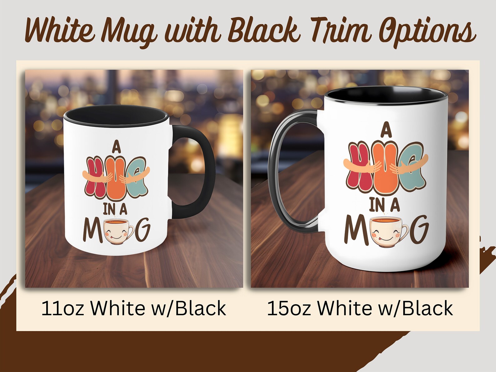 A Hug in a Mug Coffee Cup, Comforting Coffee Cup, Warm Embrace, Long ...