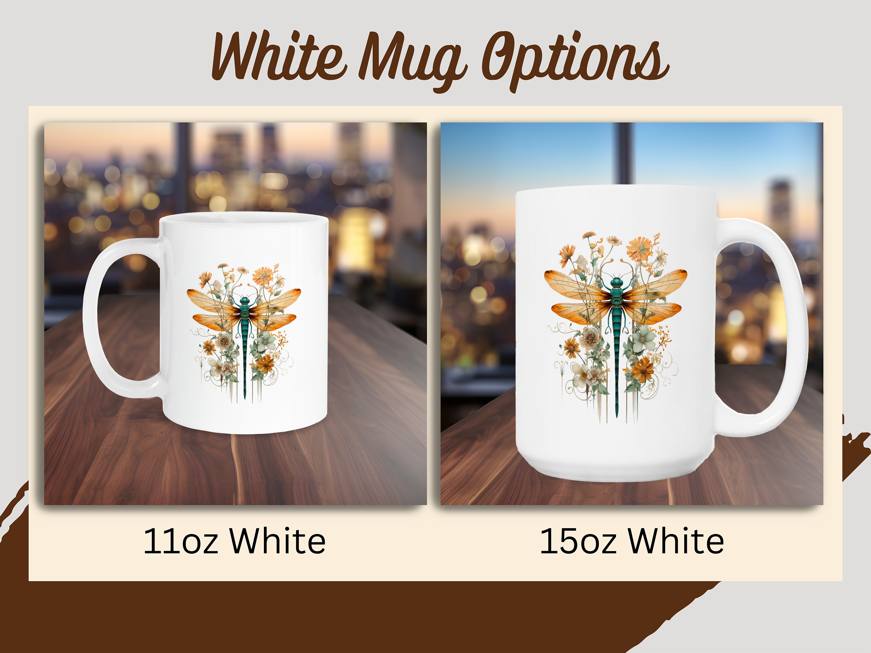 Vintage Dragonfly Coffee Mug, Dragonfly Tea Cup, Insect Lover Mug ...