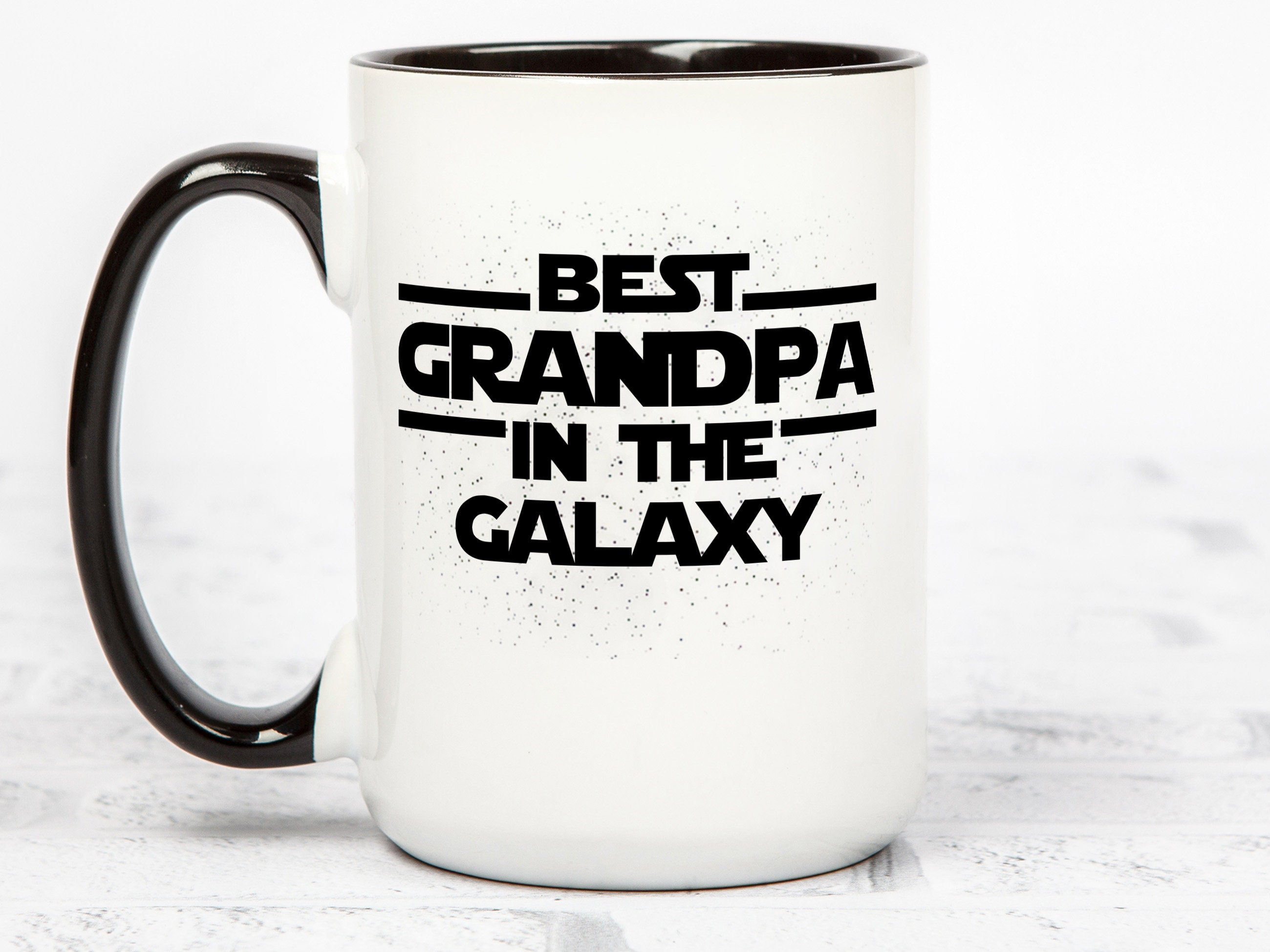 Grandpa Mug Best Grandpa in the Galaxy Mug Funny Coffee Mug - Etsy