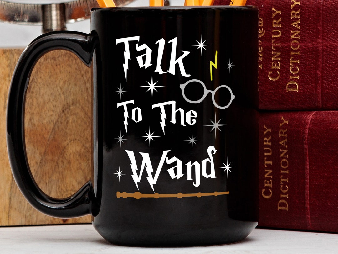 Wizard Mug, Wizarding World Fans, Talk to the Wand Tea Cup, Wizard Fans ...