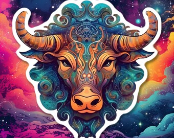 Taurus Vinyl Sticker - Etsy