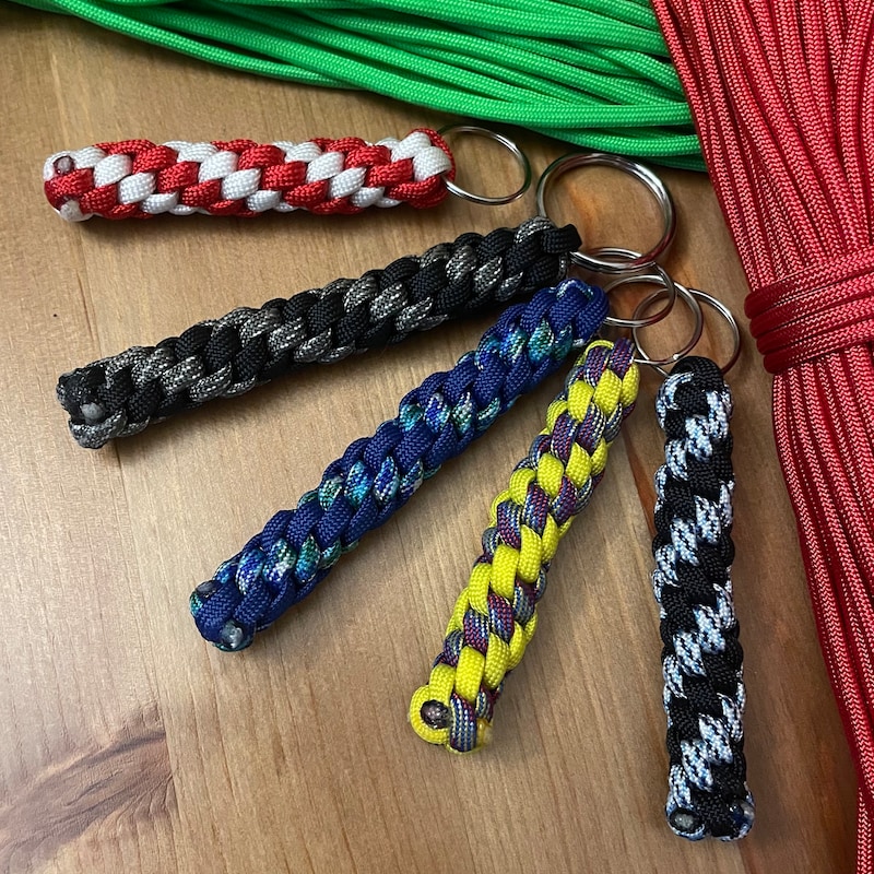 Braided Keychain - Etsy