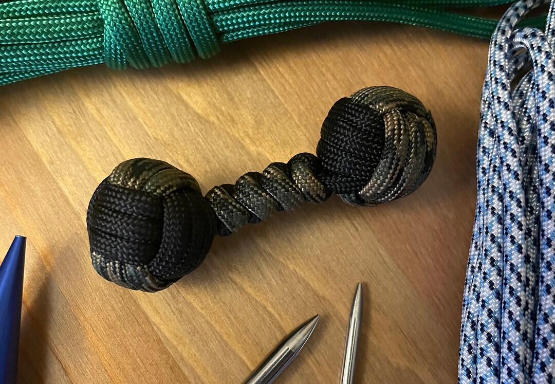 Monkey Fist Paracord Knuckle Roller Custom Handmade Paracord Fidget Toy ...