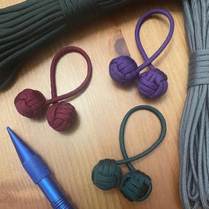 Paracord Begleri | Assorted Colors | Monkey Fist | Skill Toy, Desk Toy ...