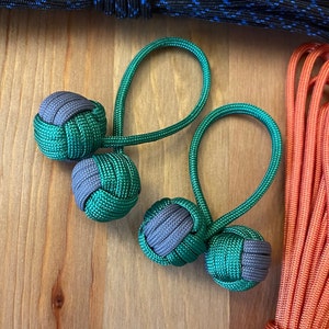 Monkey Fist Paracord Begleri | Custom Handmade | Skill Toy, Desk Toy ...
