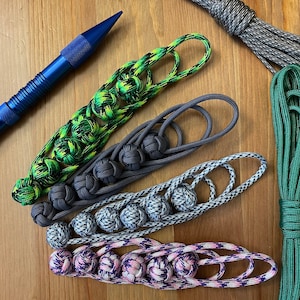 Monkey Fist Zipper Pull Paracord Mini Knot | Pack of 3 or 6 | Custom ...