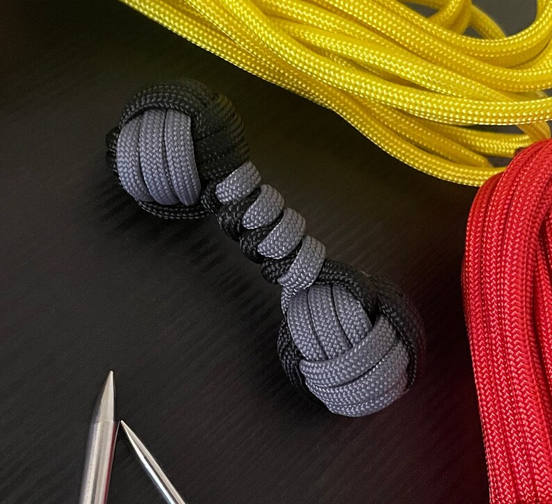 Monkey Fist Paracord Knuckle Roller Custom Handmade Paracord Fidget Toy ...