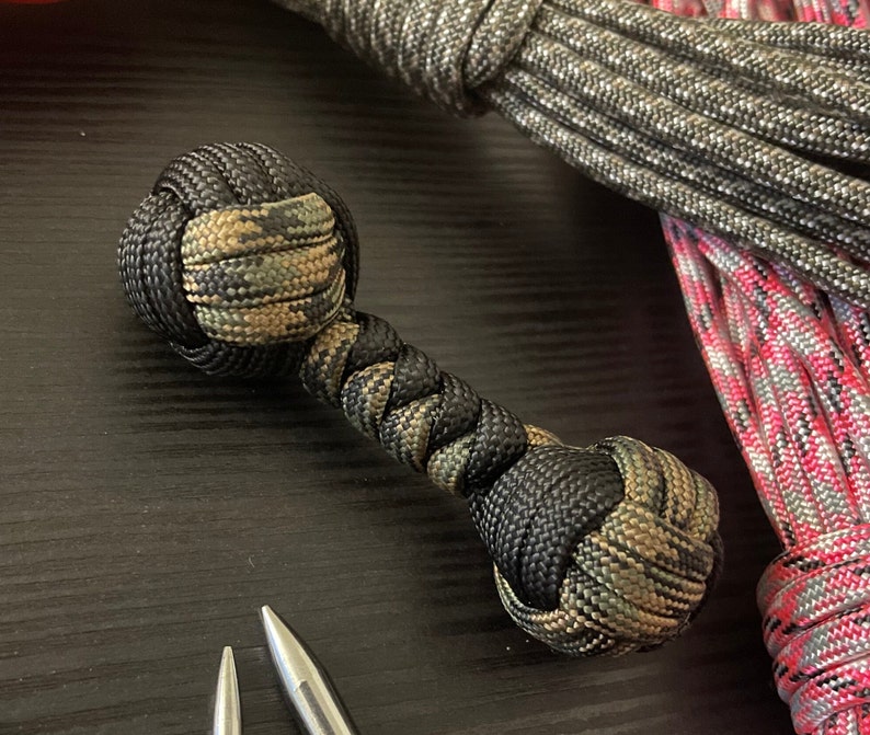 Monkey Fist Paracord Knuckle Roller Custom Handmade Paracord Fidget Toy ...