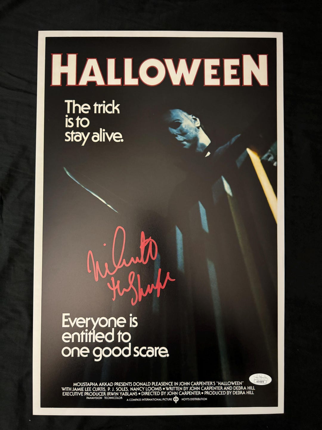 Nick Castle Signed 11X17 Halloween Photo W/ JSA COA - Etsy