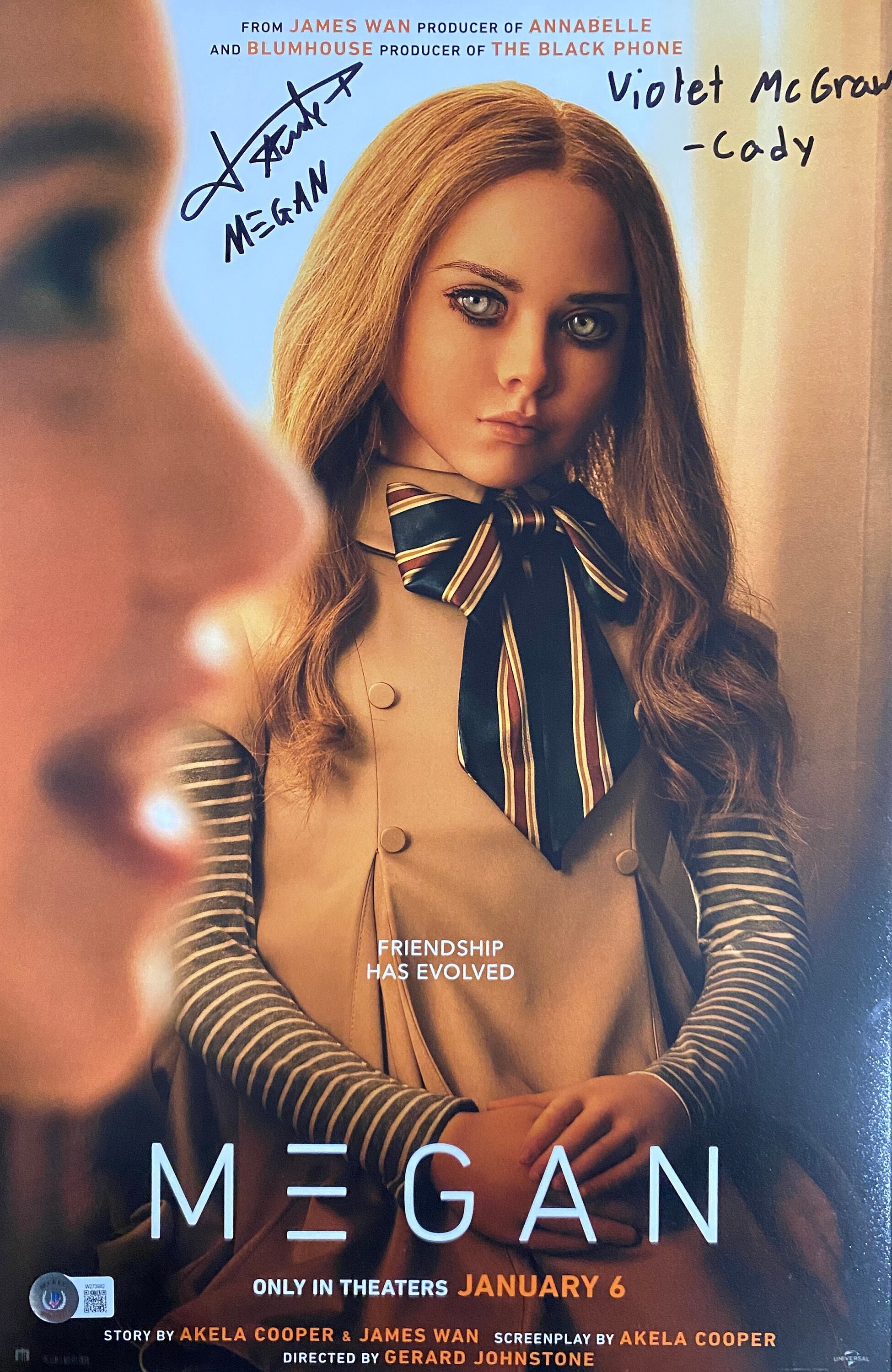 Amie Donald & Violet Mcgraw Signed 11x17 MEGAN Photo W/ Beckett COA - Etsy