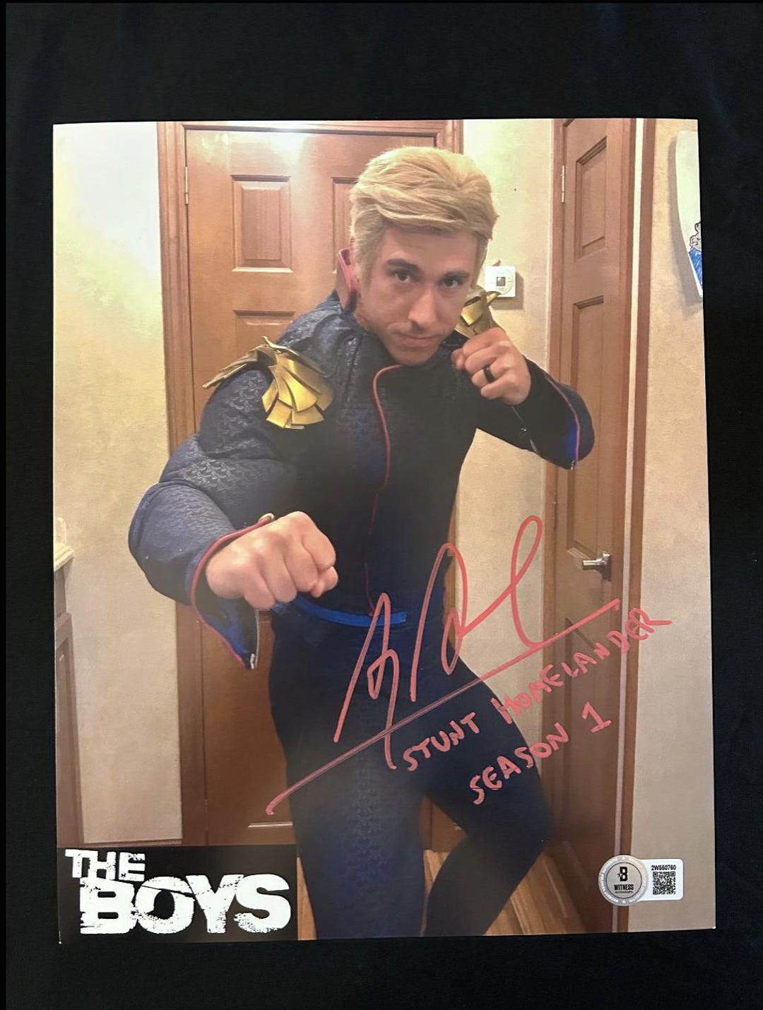 Alex Armbruster Signed the Boys (stunt Homelander Inscribed) 8x10 Photo ...