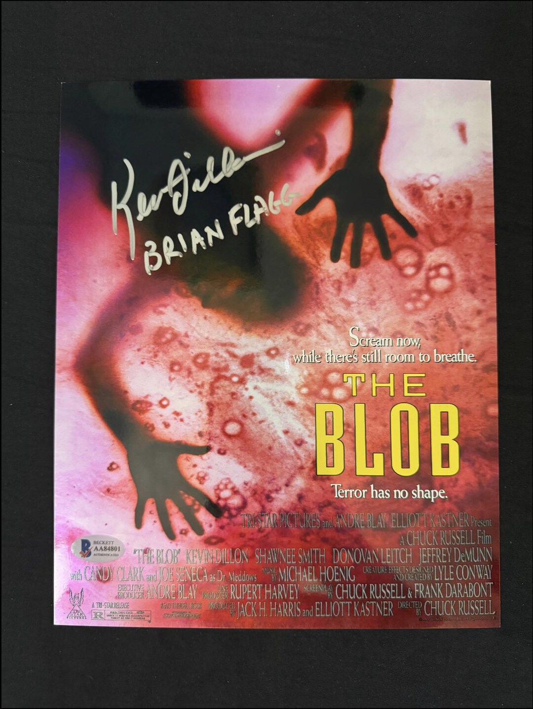 Kevin Dillon Signed the Blob (brian Flagg) 8x10 Photo W/ Beckett COA - Etsy