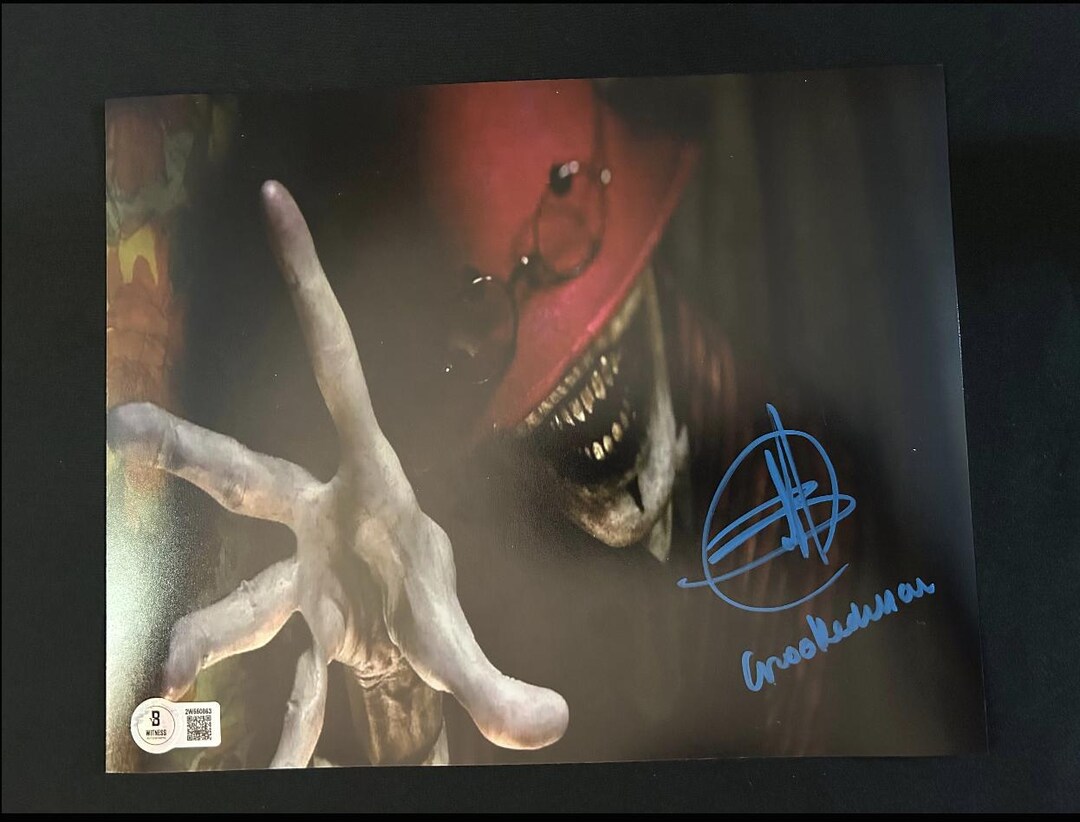 Javier Botet Signed the Conjuring 2 (crooked Man Inscribed) 8x10 Photo ...