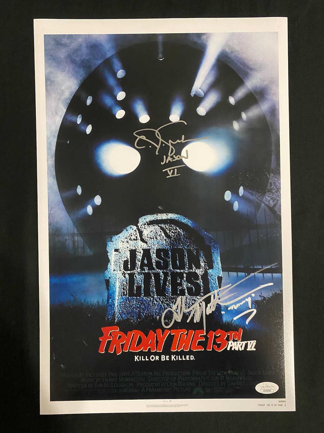 CJ Graham Signed & Thom Mathews 11x17 Friday the 13th Part VI - Etsy