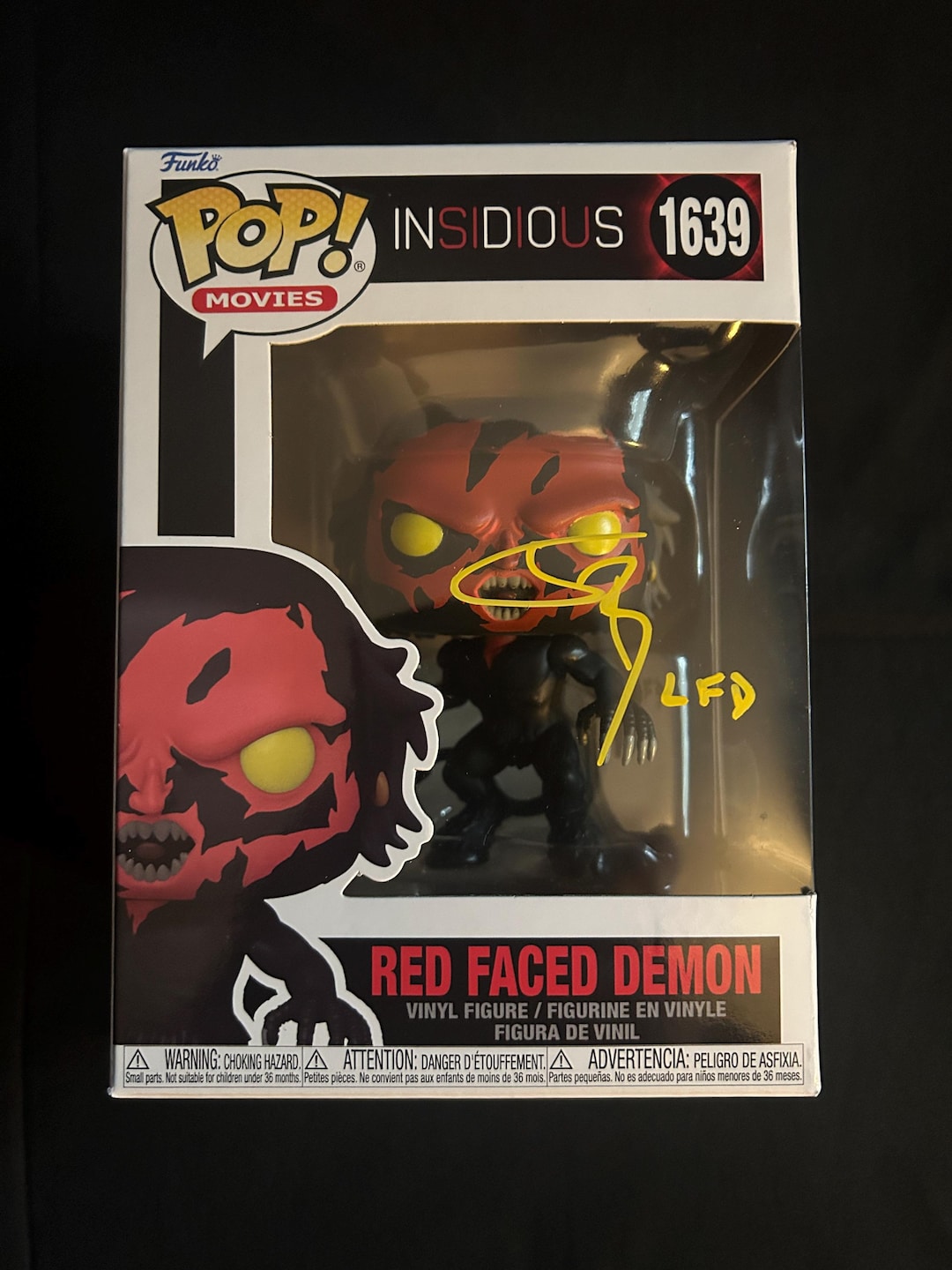 Joseph Bishara Signed Insidious Red Faced Demon Funko Pop W/ Beckett ...