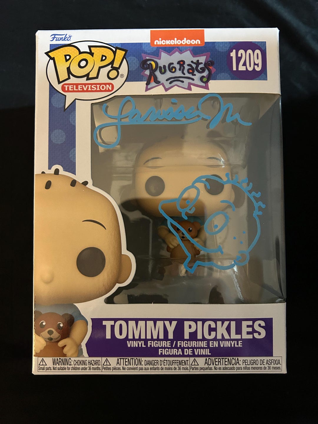 Larissa Marantz Signed Rugrats Tommy Pickles (sketched Tommy Face ...