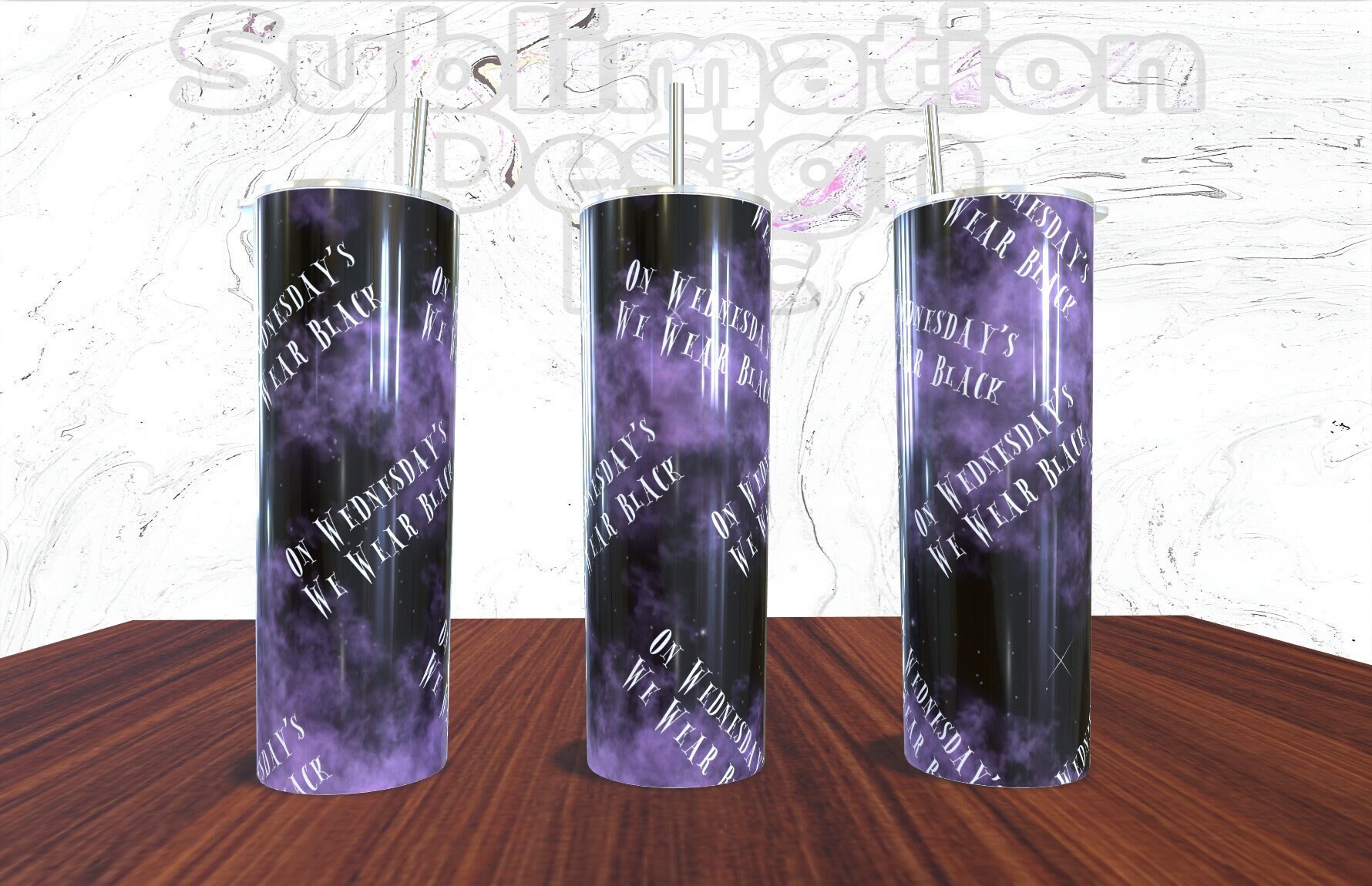 Wednesday Addams Tumbler Wrap,20 Oz Sublimation Tumbler Designs - Etsy