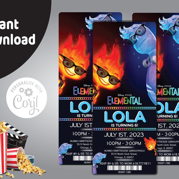 Elemental Birthday Party - Etsy