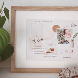 Custom Vision Board With Goal Setting Strategy Call - Etsy