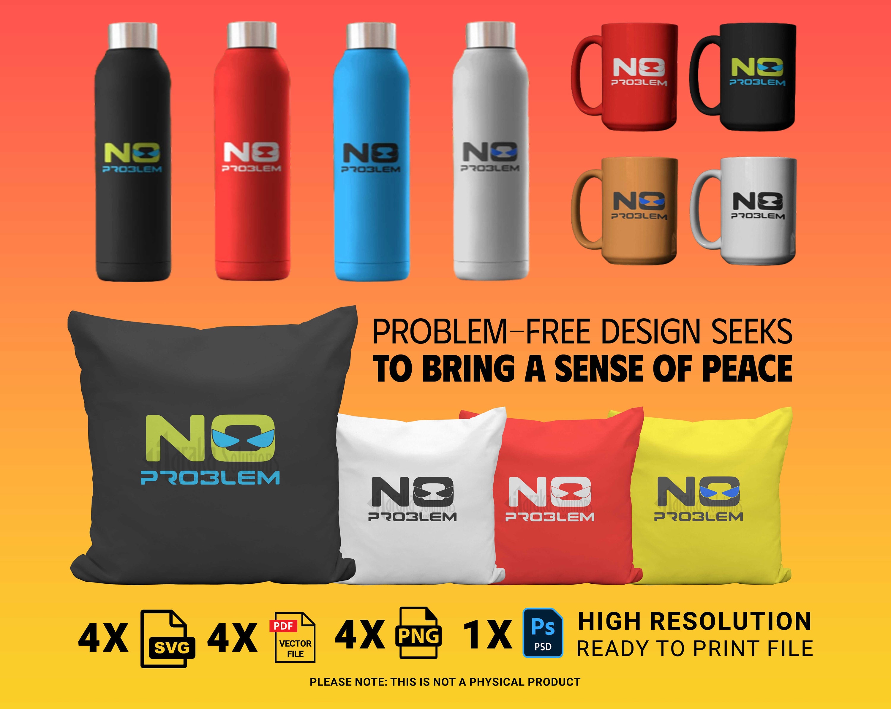 Embrace the No Problem Vibe With Our Exclusive T-shirt Design. Digital ...