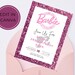 Editable Barbie Birthday Invite & Thank You Card Bundle, Digital ...