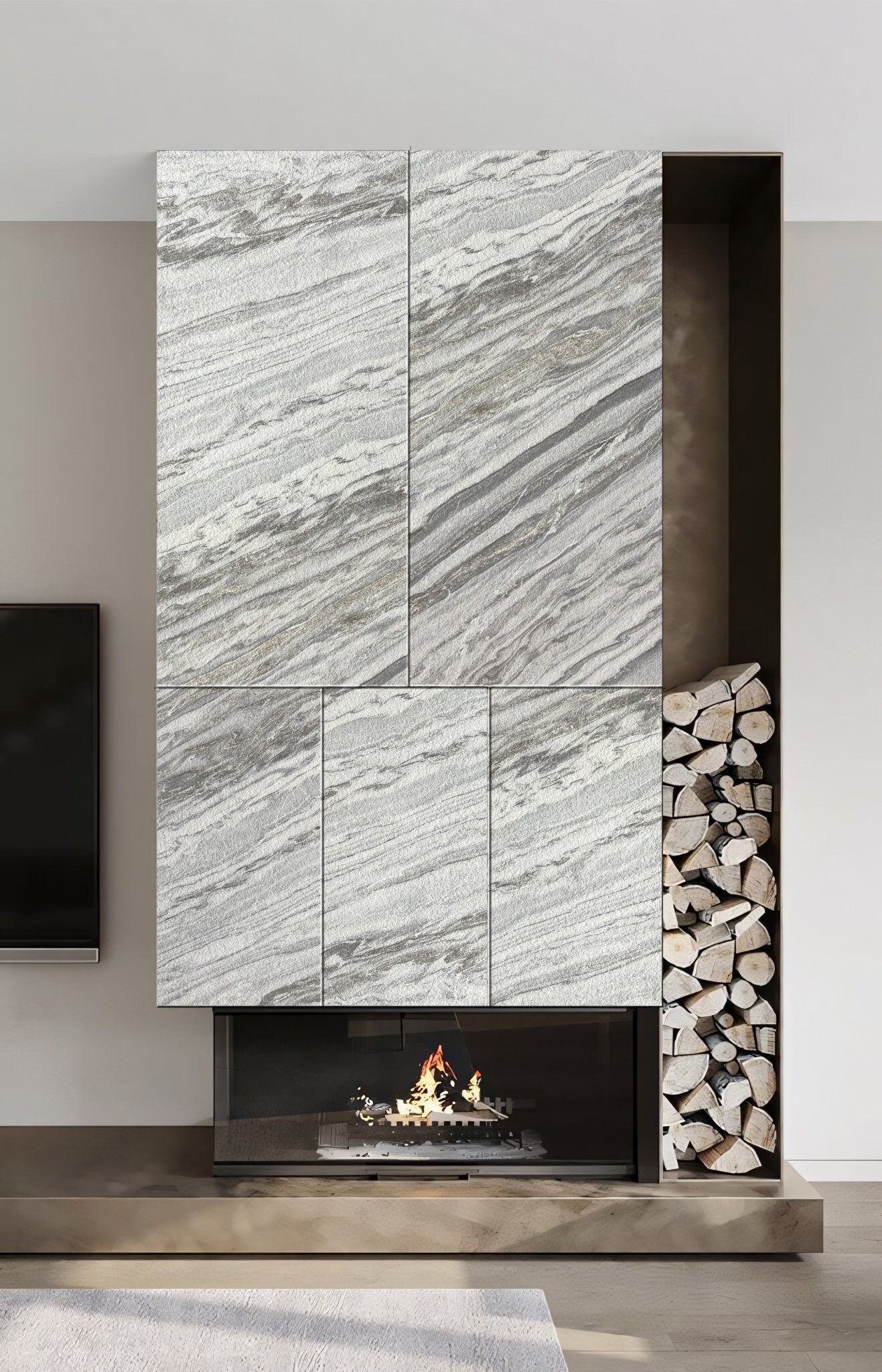 Satya Ultrathin Natural Stone Veneer - Etsy