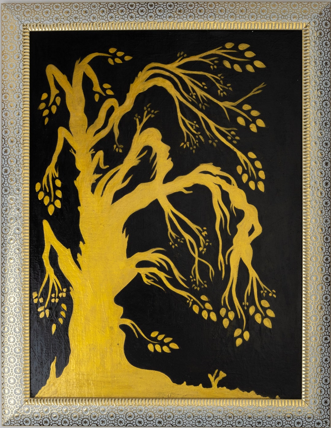 Mysterious Tree Painting Captivating Original Oil Painting on Canvas ...