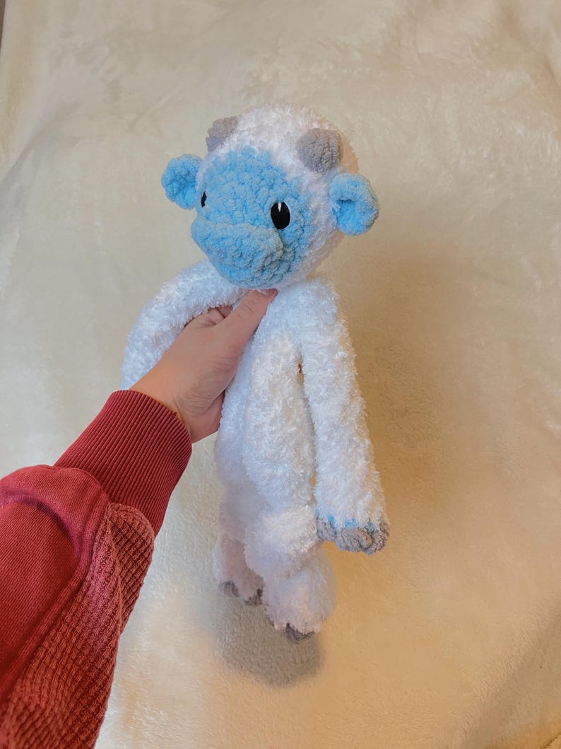 READY TO SHIP - Yeti Stuffie | Yeti Lovey | Knotted Plushie | Knotted ...