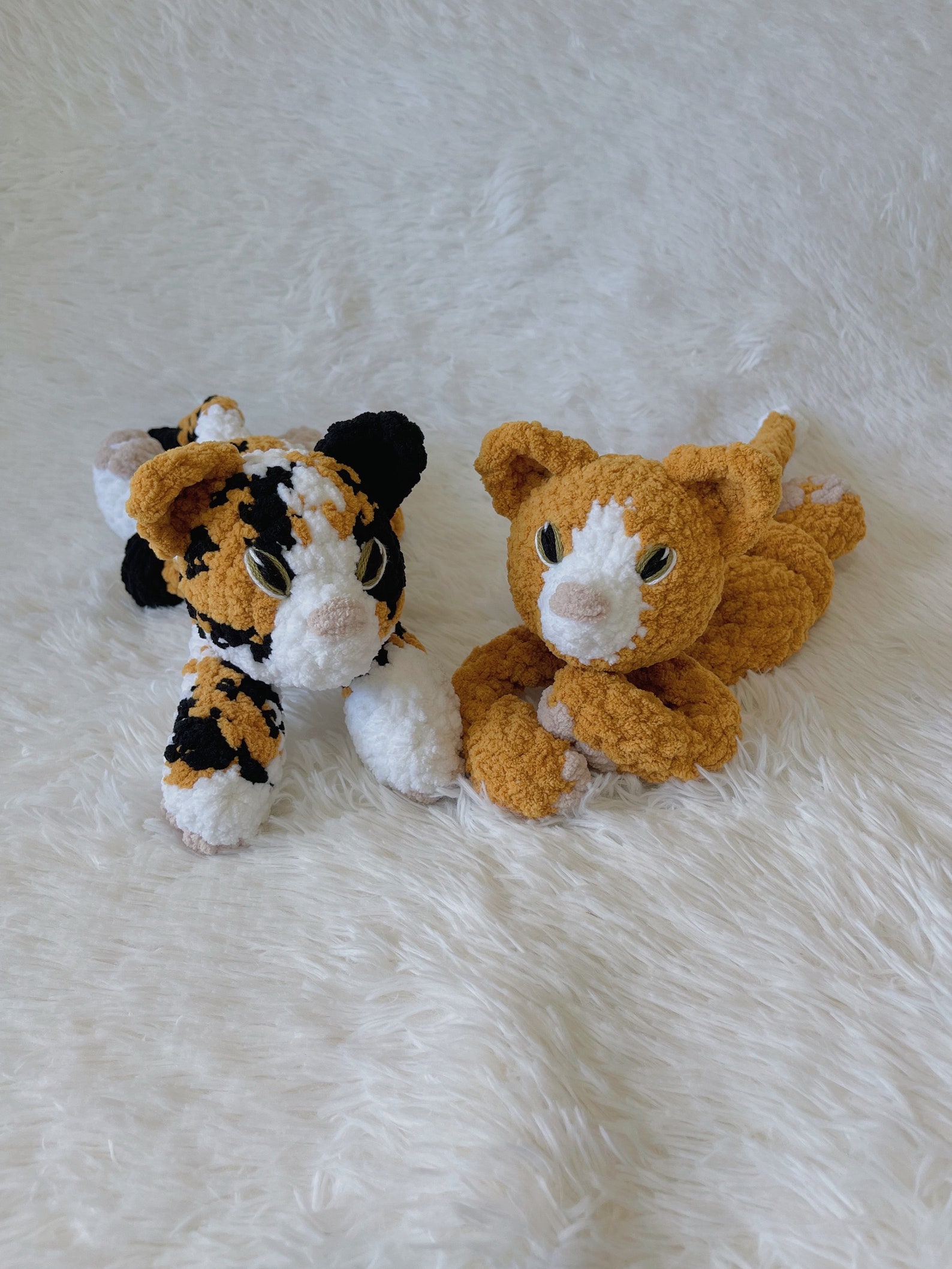 READY TO SHIP Cat Stuffie Cat Lovey Knotted Plushie Knotted Lovey Karma ...