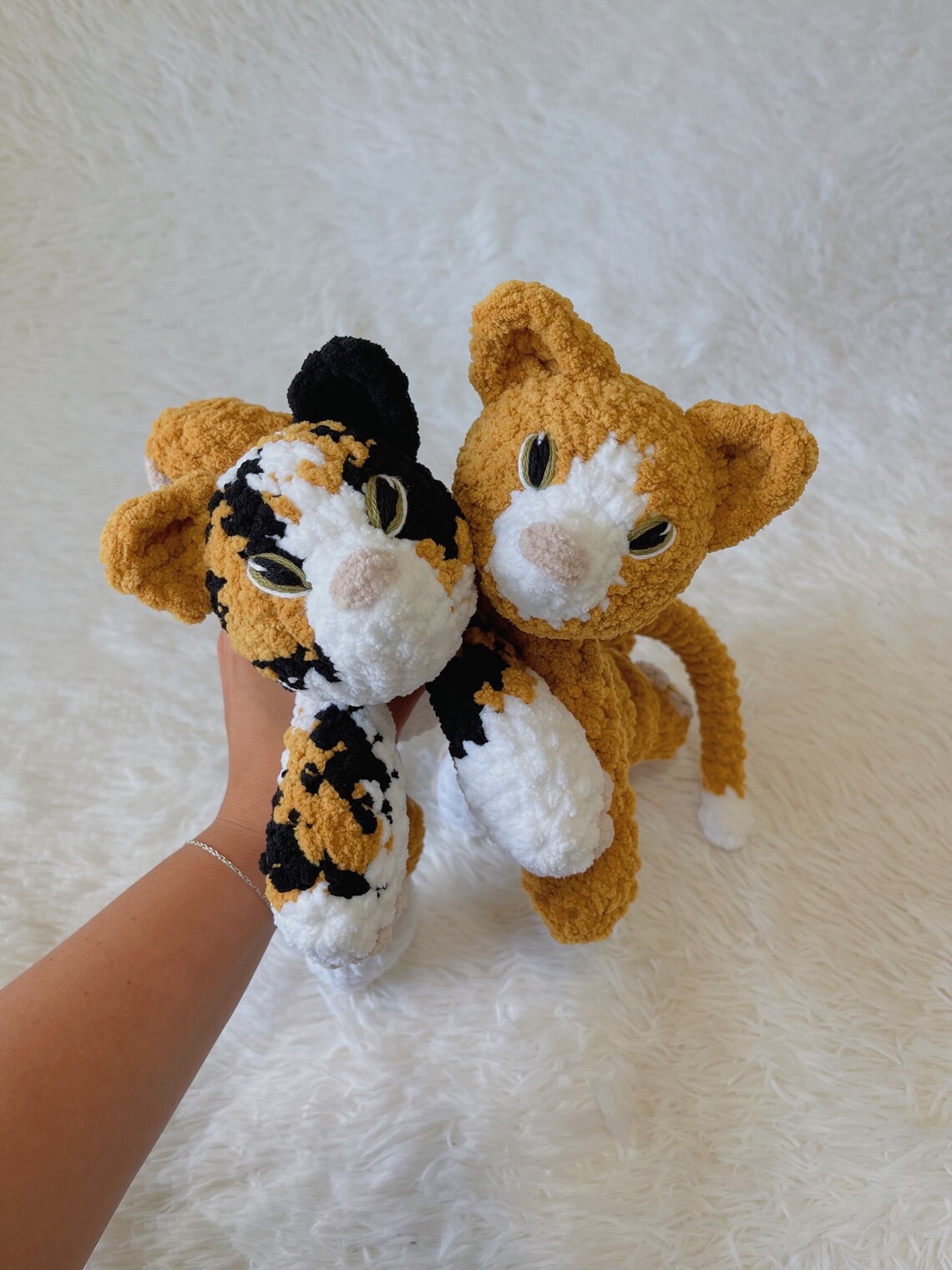 READY TO SHIP Cat Stuffie Cat Lovey Knotted Plushie Knotted Lovey Karma ...