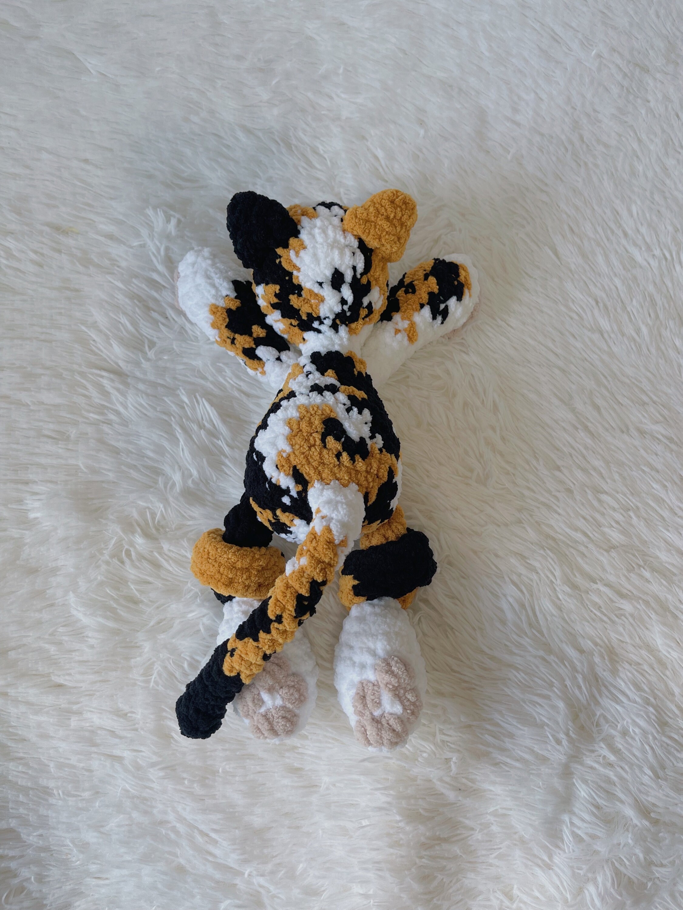 READY TO SHIP Cat Stuffie Cat Lovey Knotted Plushie Knotted Lovey Karma ...