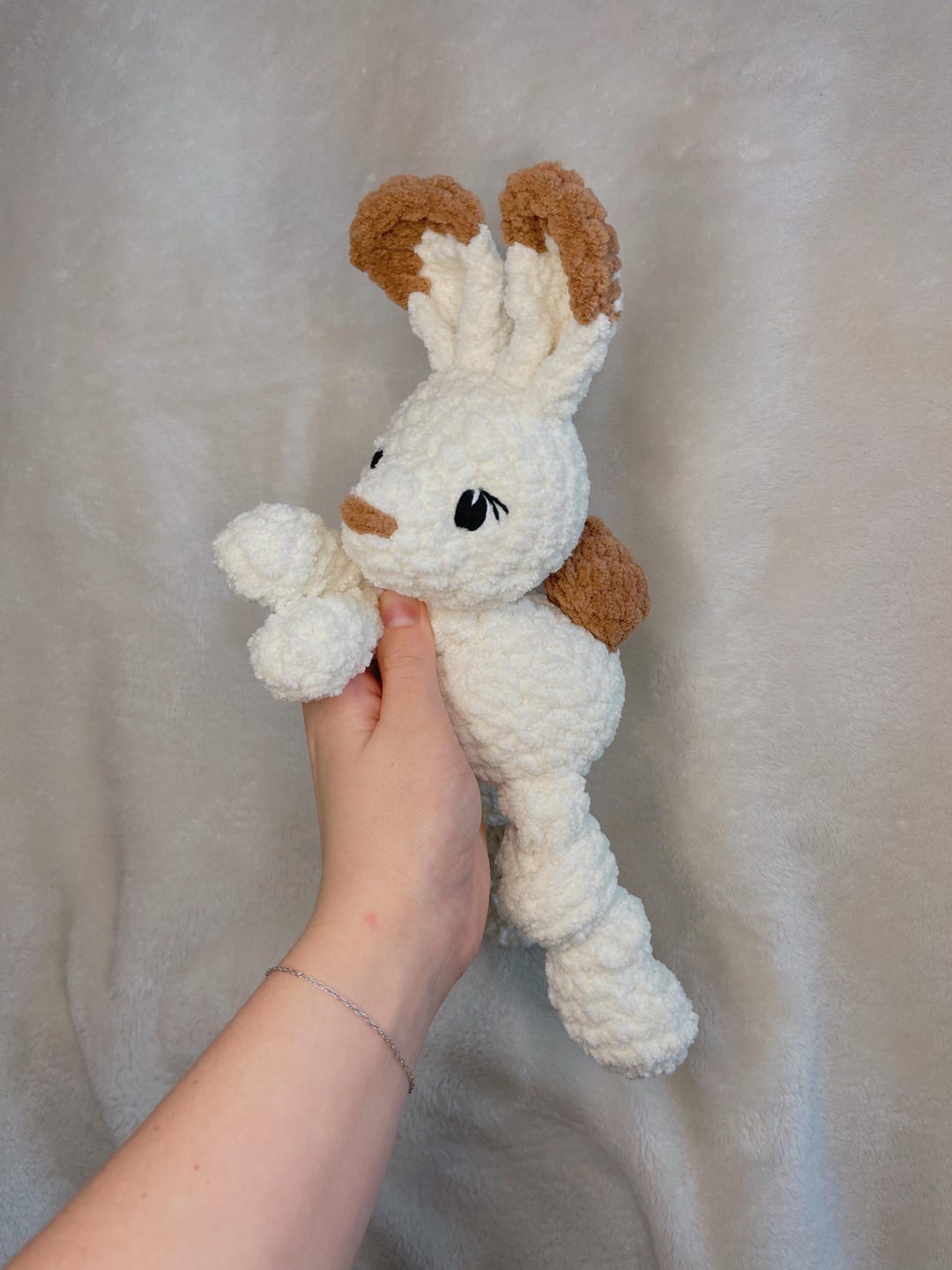 READY TO SHIP - Rabbit Stuffie | Rivie Rabbit | Knotted Plushie ...