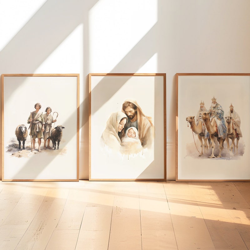 Nativity Art Print - Etsy