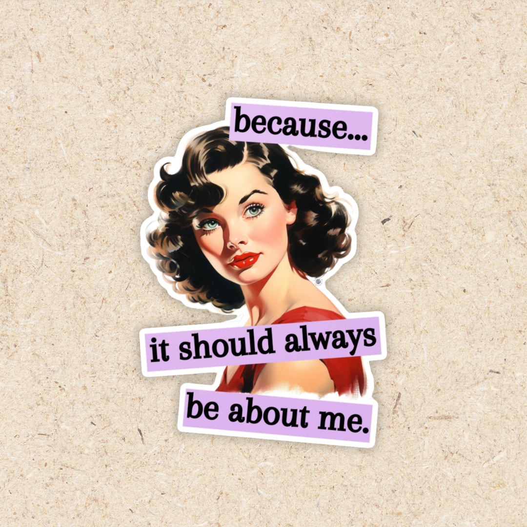 Mid Century Funny Stickers Vintage Vinyl Graphics Adult Humor Stickers ...