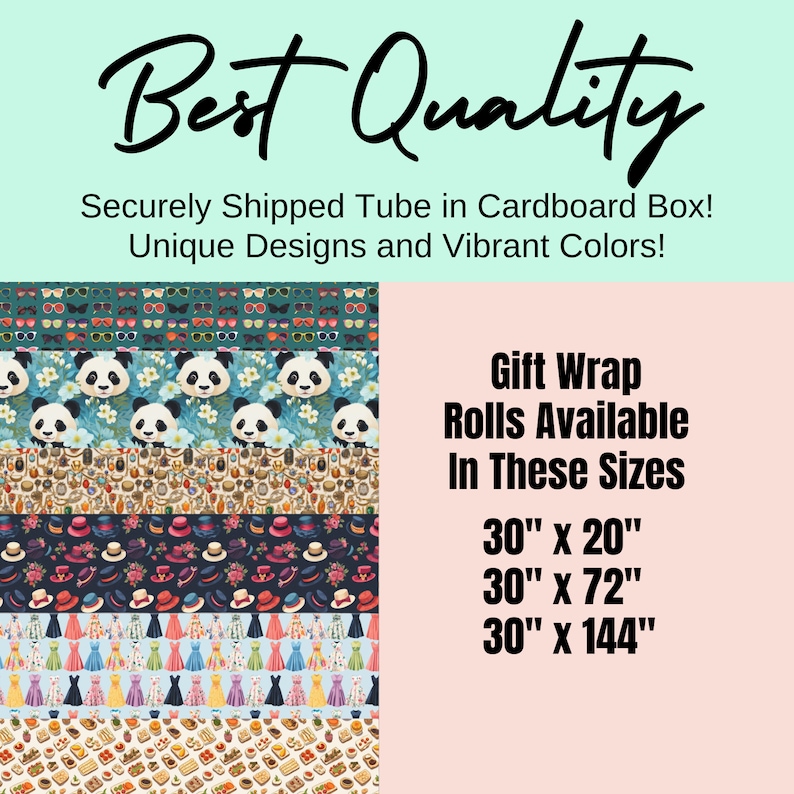 Birthday Gift Wrapping Sheet Pastel Colors Gift Wrap Party - Etsy