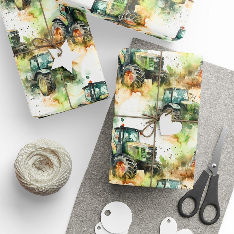 John Deere Wrapping Paper - Etsy