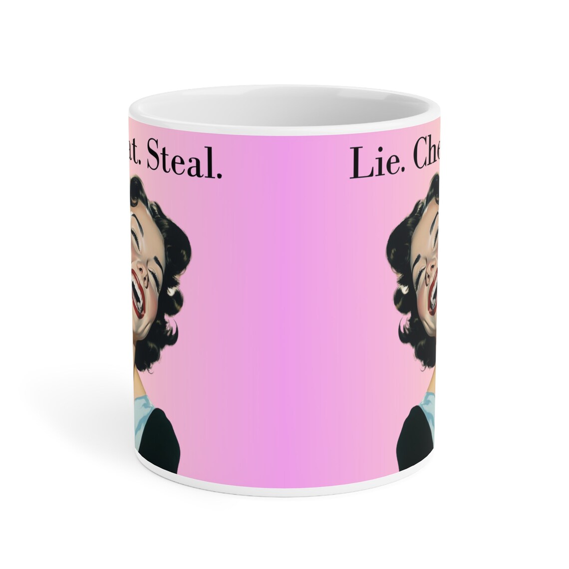 Jumbo Ceramic Mug Vintage Gradient Mug Retro Housewife Style 20oz ...