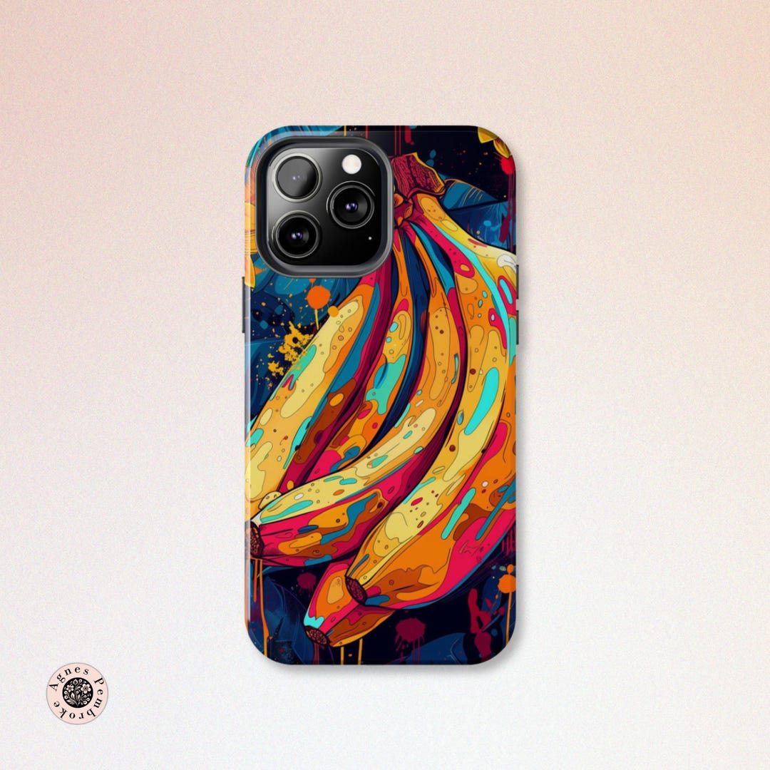 IPhone Case Yellow Banana Aesthetic Phone Case for iPhone 16 Pro iPhone ...