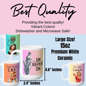 Ceramic Retro Mug Gradient Color Coffee Mug Retro Housewife Large Tea ...